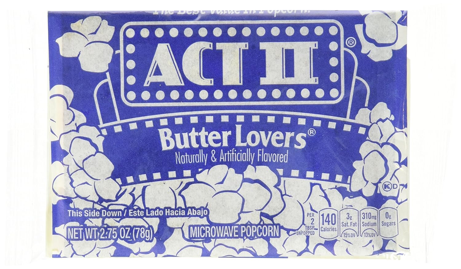 Act II Butter Lovers Microwave Popcorn (3oz., 30 bags): Amazon.co.uk ...