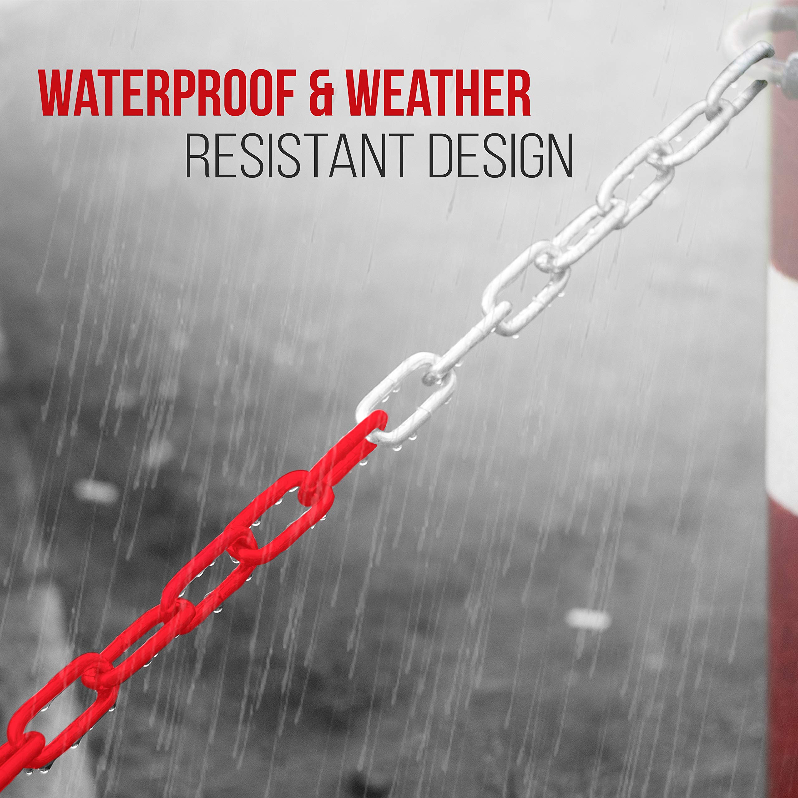 Mua Pyle Safety Chain Barrier Plastic Links - 82' Ft Caution Security ...