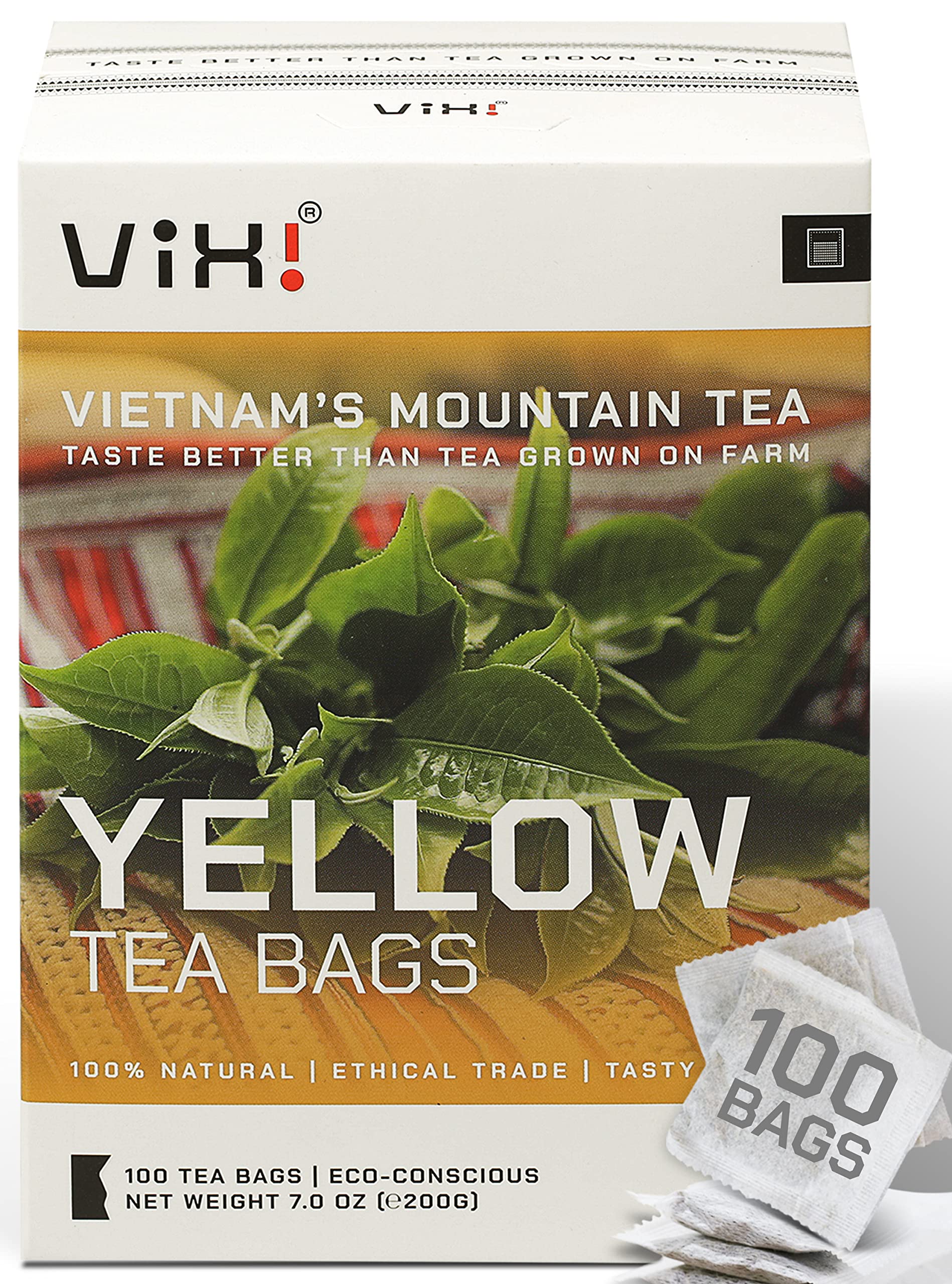 Mua VIXI Yellow Tea Bags, 100 Counts, Vietnam's Mountain Tee, Balanced ...