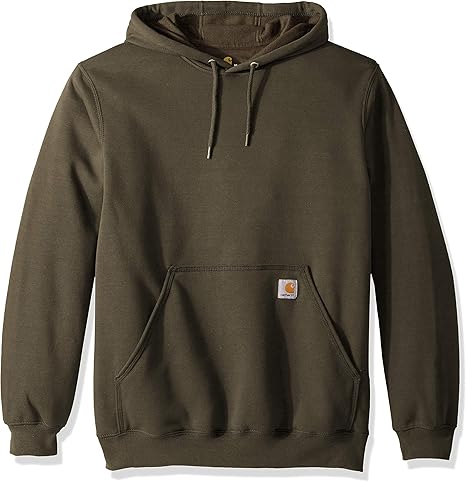Carhartt Mens Midweight Original Fit Hooded Pullover Sweatshirt K121 ...
