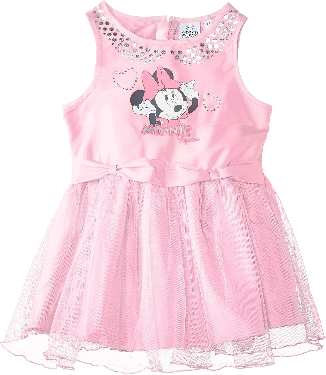 Disney Minnie Mouse NH1093 Vestido, Rosa (Rosa Satin), 4 años (104 cm ...