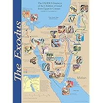 Printable Blank Map Moses In Wilderness