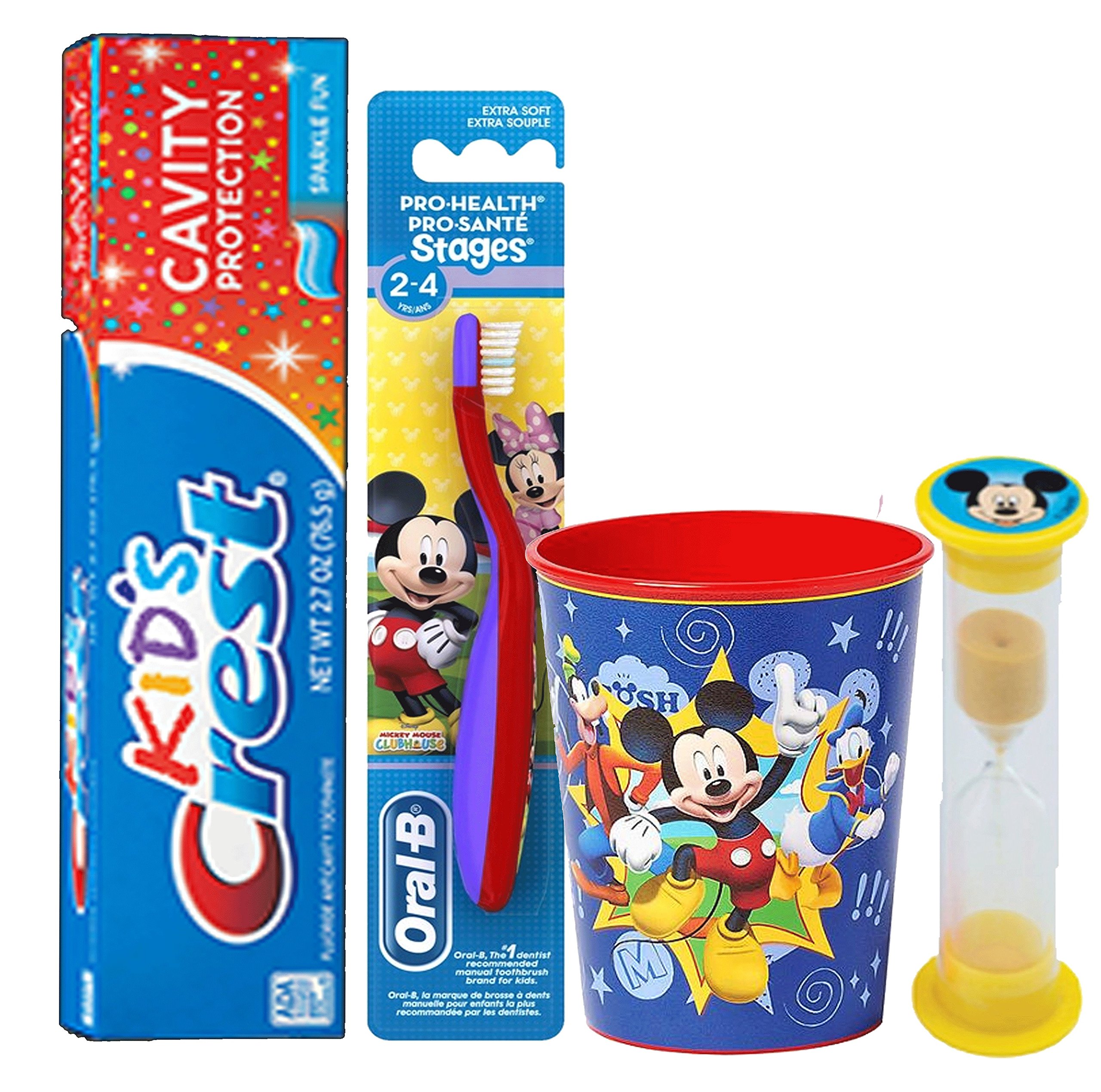 Disney Mickey Mouse Inspired 4pc Bright Smile Oral Hygiene Set ...