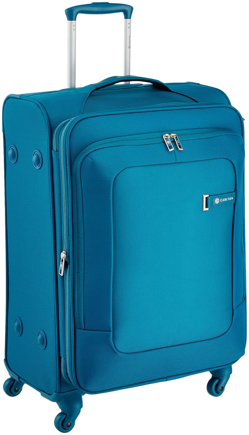 Buy Carlton Polyester 59 cms Teal Soft Sided Suitcase (103J469930) at ...