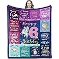 Amazon.com: Solzien 6 Year Old Girl Birthday Gift Ideas Blanket 50"x40 ...