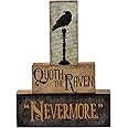 Amazon.com: Halloween Decoration - Quoth The Raven"Nevermore" Stacking ...