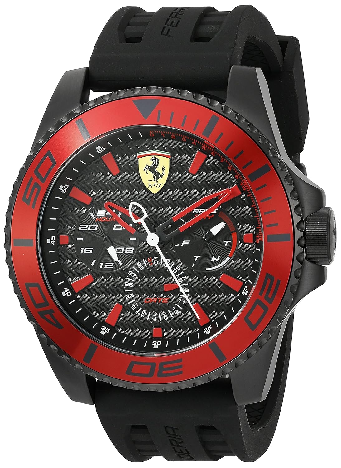 Buy Scuderia Ferrari Analog Black Dial Men's Watch-0830310 at Amazon.in