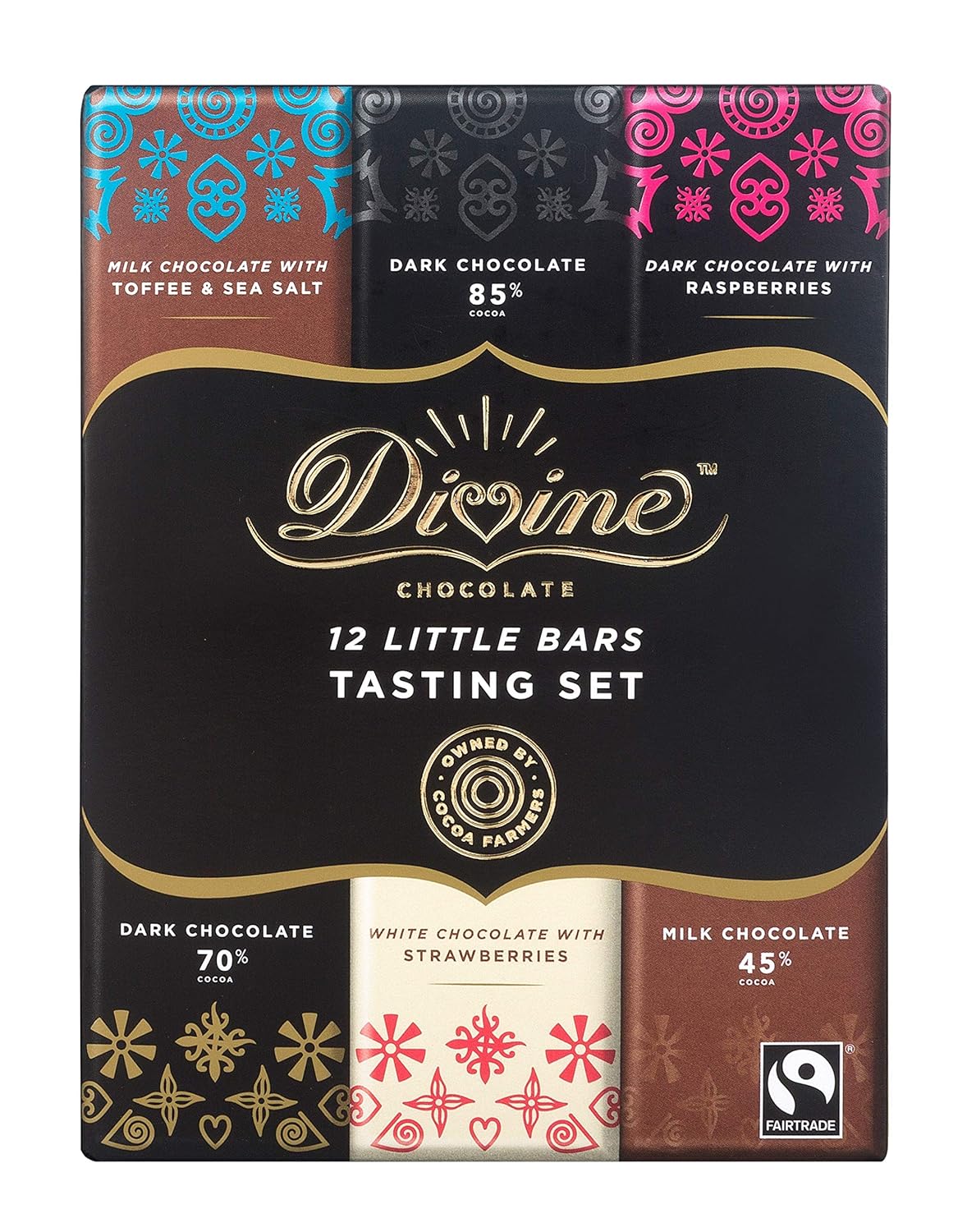 Amazon.com : Divine Chocolate Tasting Set, 180 g : Grocery & Gourmet Food