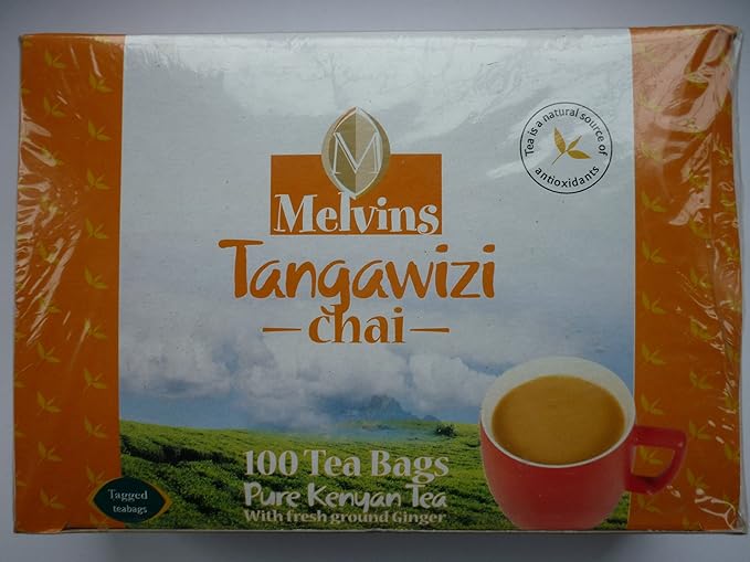Melvins Tangawizi Chai; Pure Kenyan Tea with fresh ground Ginger - 100 ...