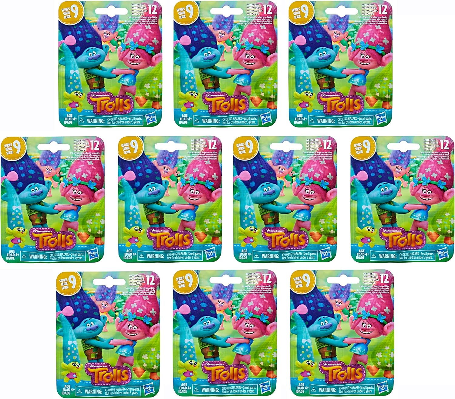 Dreamworks Trolls Series 9 Blind Bag 6cm Figure Party Favour Mystery ...