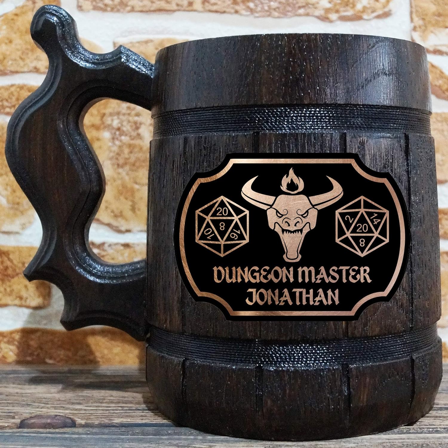 Amazon.com: Dungeon Master Beer Mug, Dungeons & Dragons Beer Stein ...