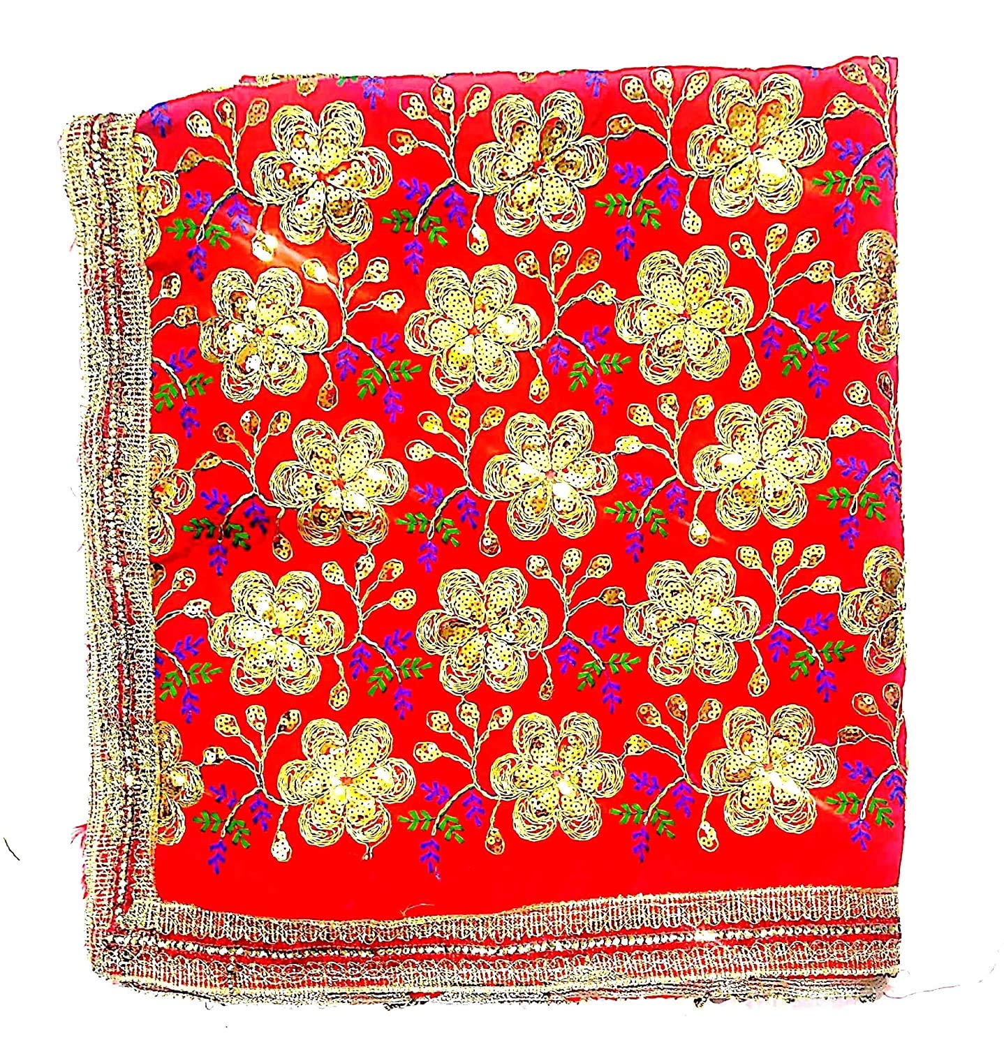 Buy Chunari - 2.5 Meter Long MATA Rani Chunri Multicolor with ...