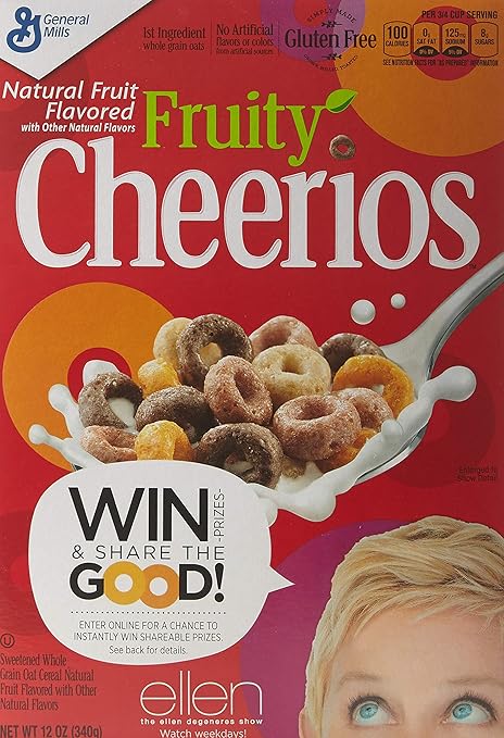 Fruity Cheerios Cornflakes 340 g (Pack of 12): Amazon.co.uk: Grocery