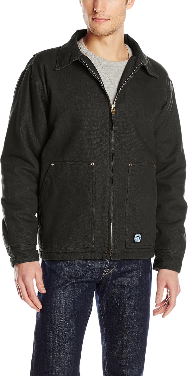 Amazon.com: Key Men's Polar King Collard Jacket with Teflon Fabric ...