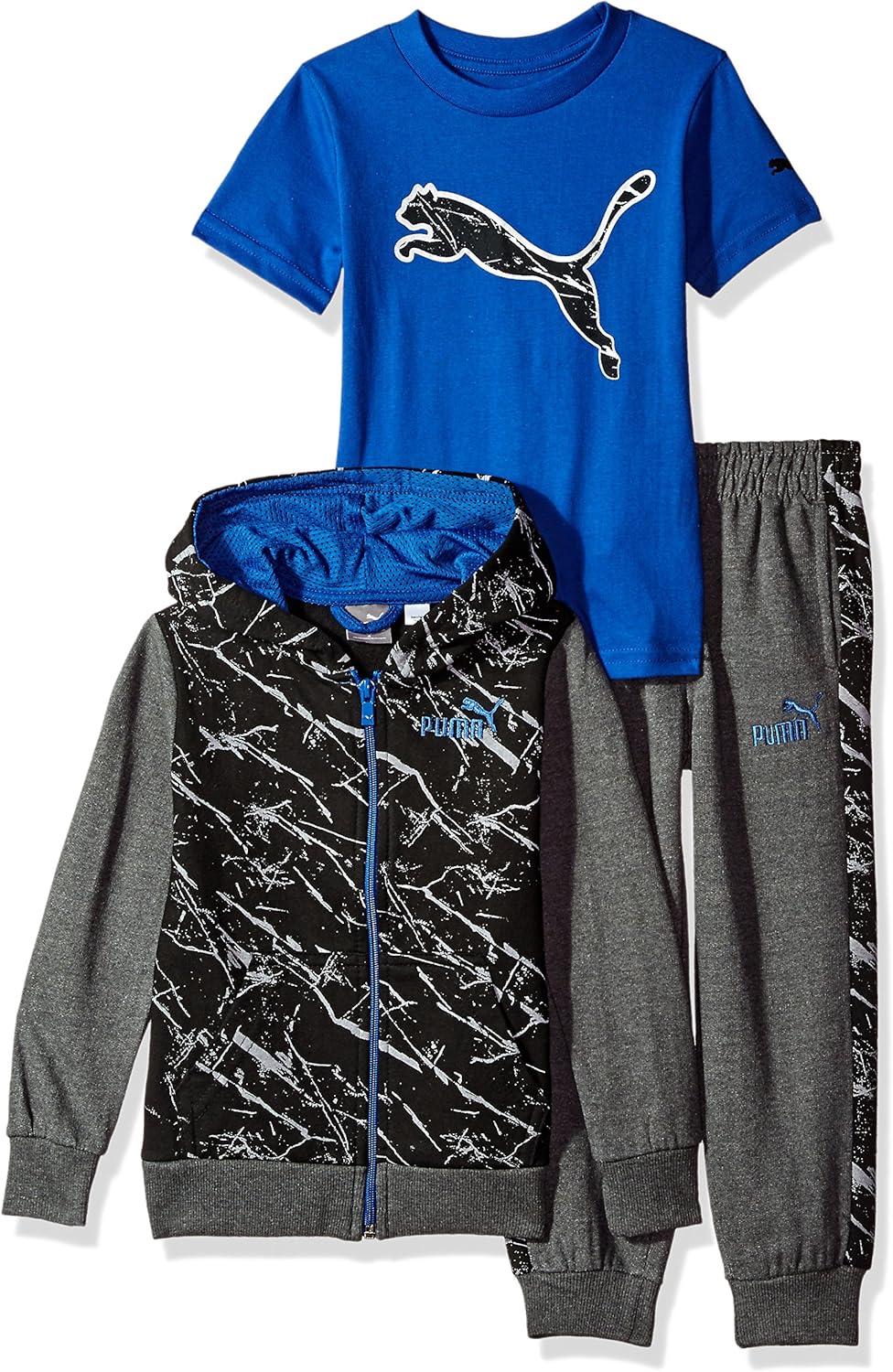 PUMA baby-boys Puma Boys' Three Piece Hoodie and Tee Set Puma Boys ...