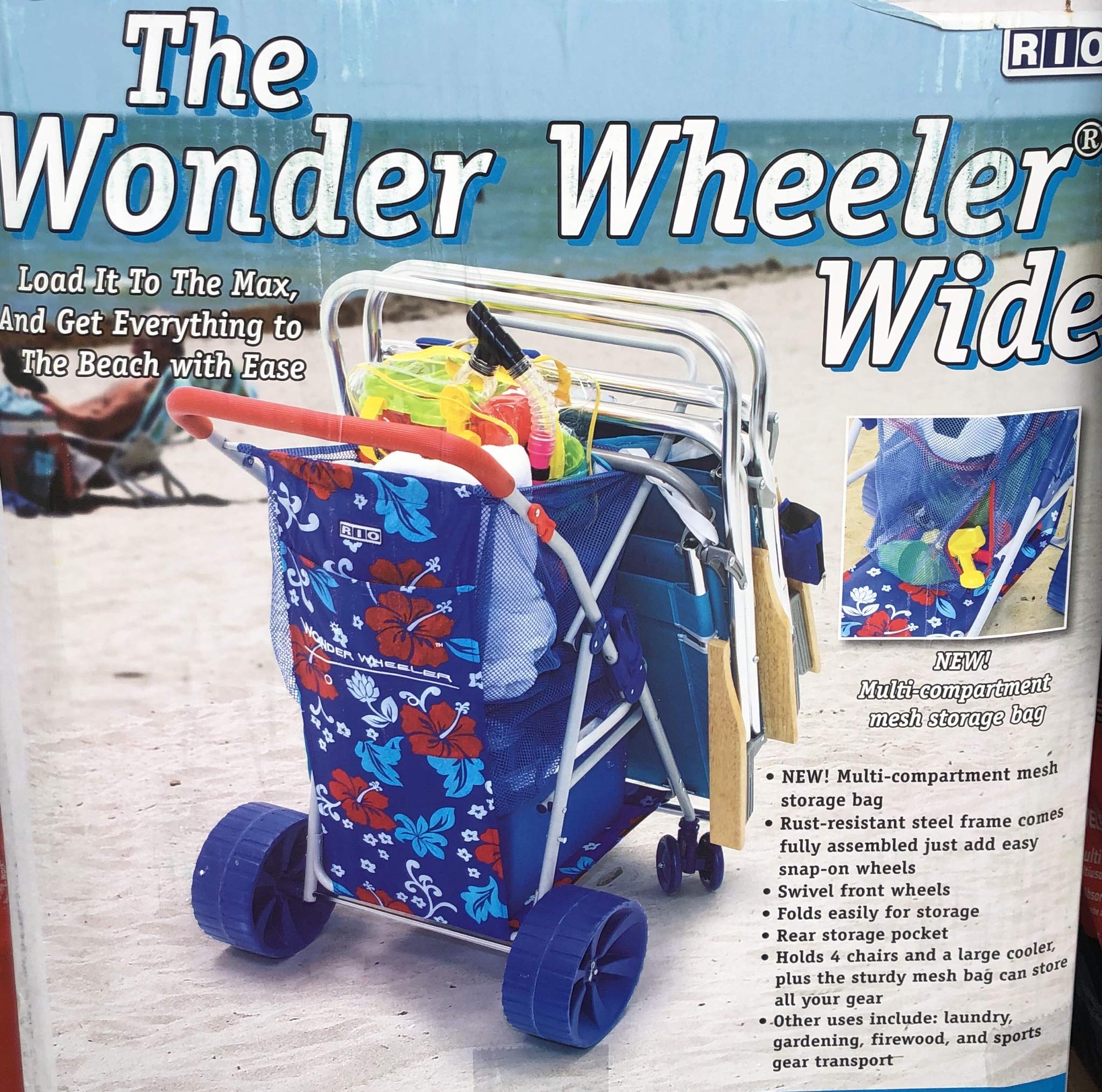 Beach Cart Rio Wonder Wheeler Deluxe Folding
