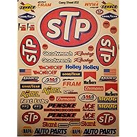 Amazon.com: STP Sticker Gang Sheet 32-1/10 Scale White Vinyl R/C Model ...