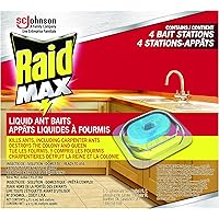 Raid Max Ant Killer Baits And Traps For Indoor Use, Child Resistant, 4 ...