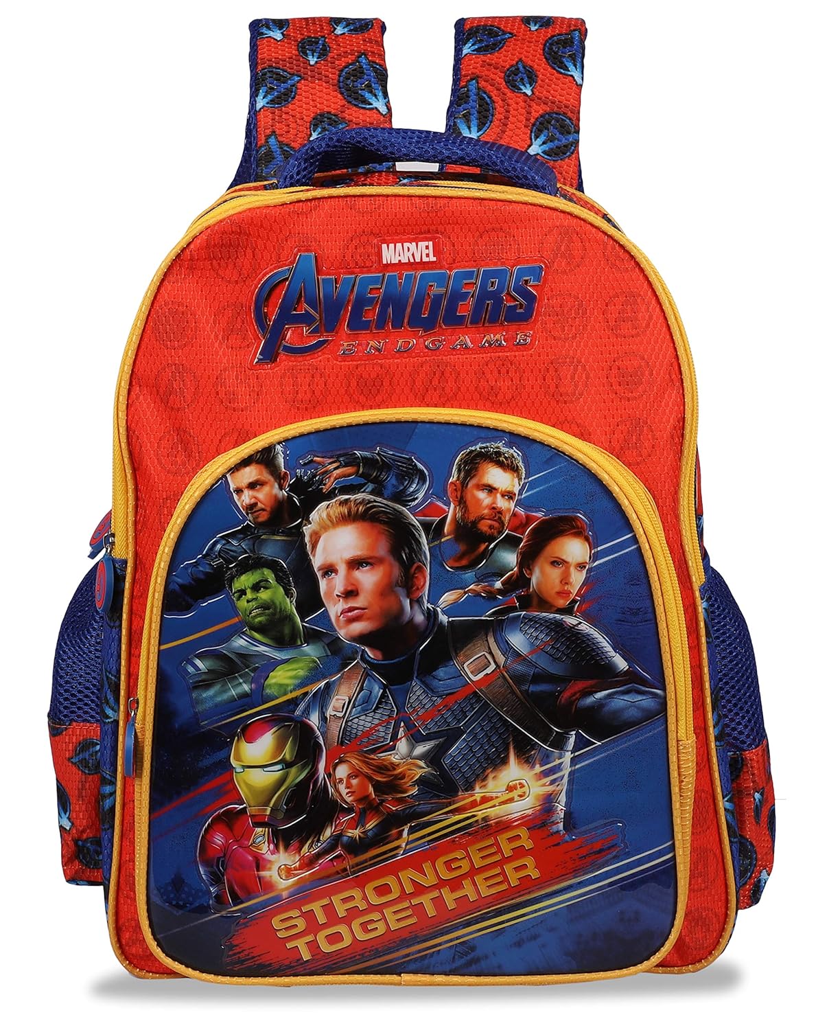 Marvel 20 Ltrs Red: Blue School Backpack (Avengers Stronger Together ...
