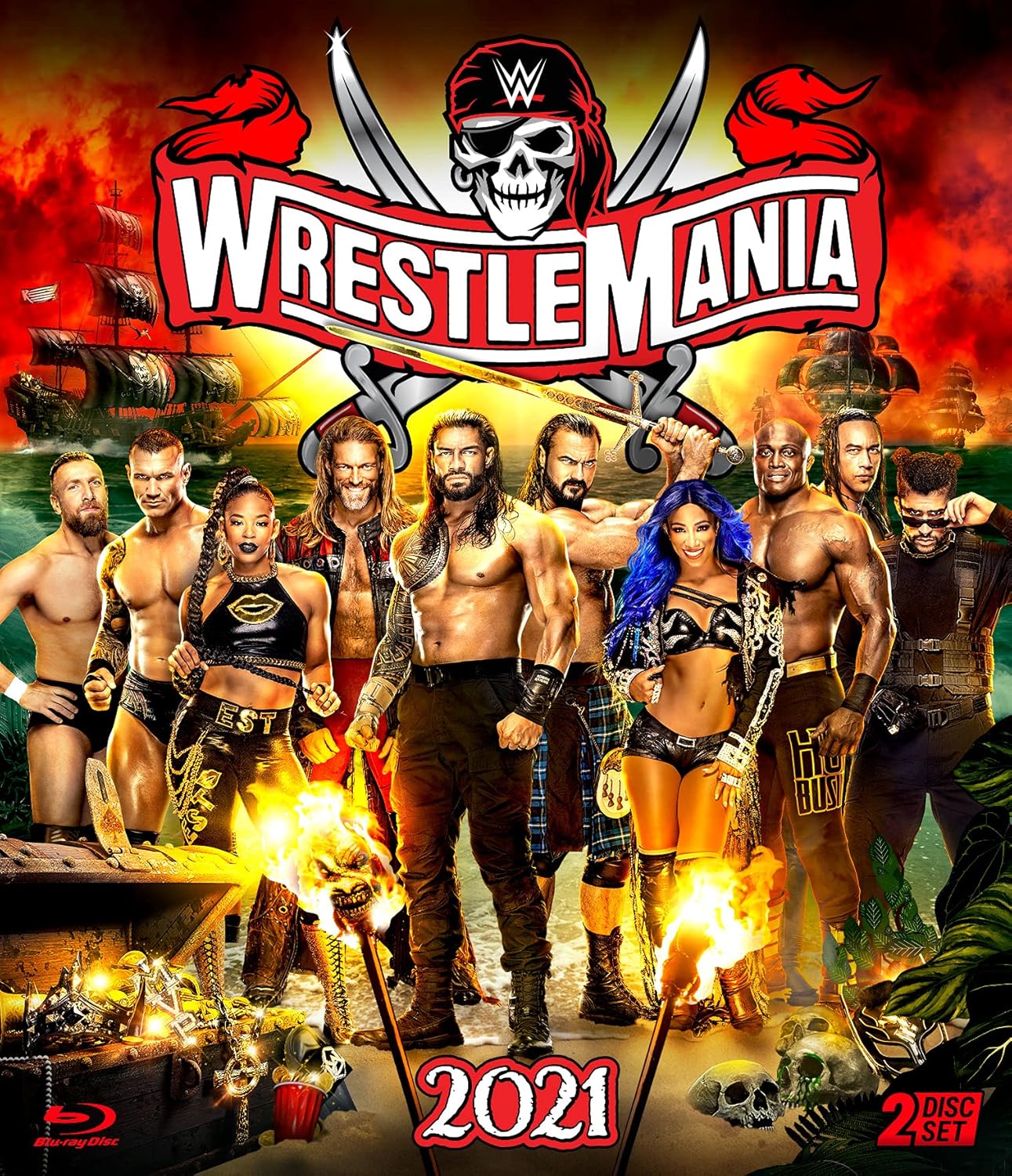 Amazon.com: WWE: WrestleMania 37 (Blu-ray): WWE, WWE, WWE, Drew ...