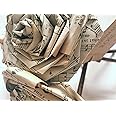 Amazon.com: Old Music Notes Paper Rose Bouquet Vintage Home Decor ...