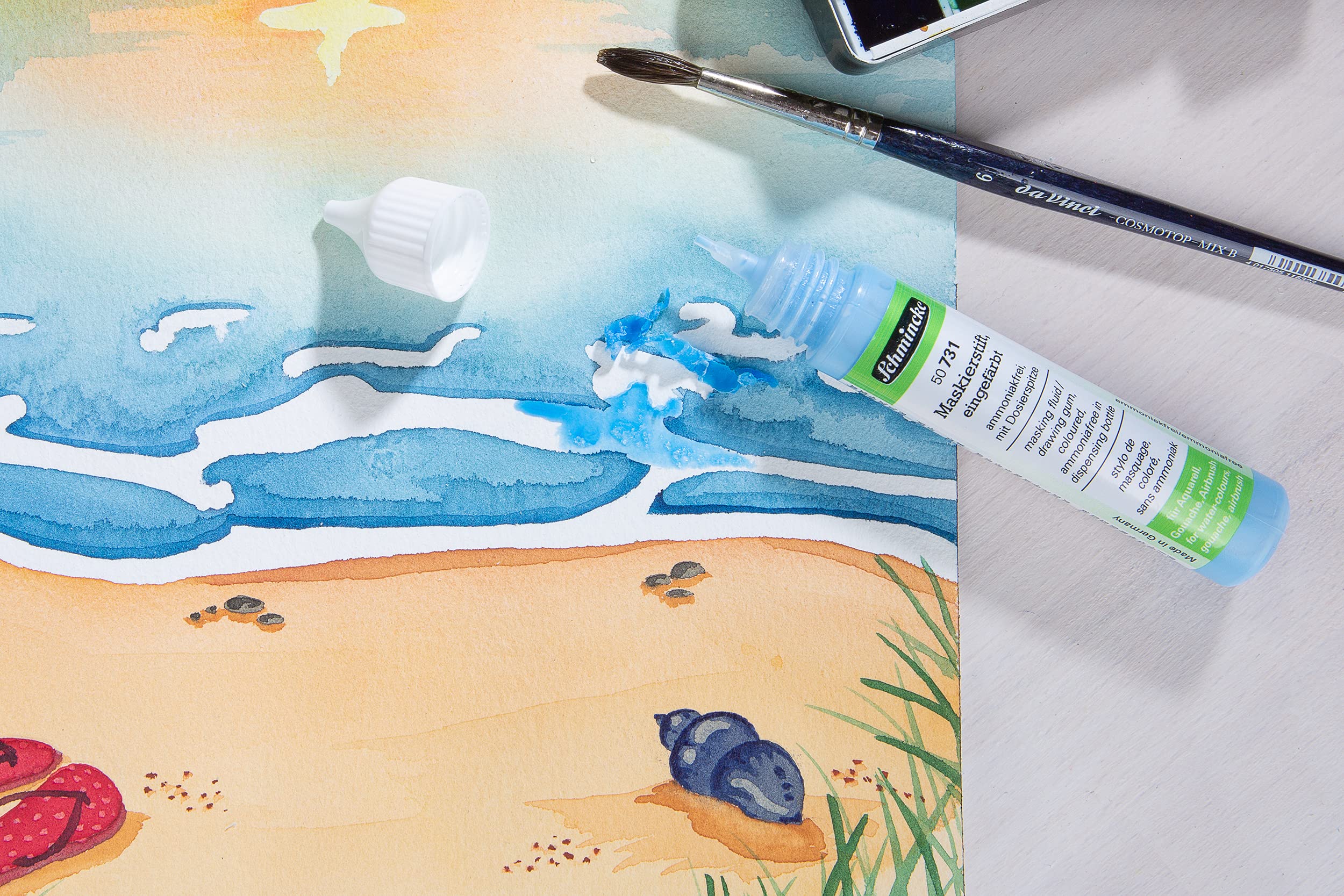 Mua Schmincke - Masking pen colored, 25 ml, 50 731 005, dosing pen ...