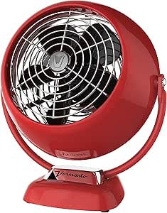 Amazon.com: Vornado VFAN Jr. Vintage Air Circulator Fan, Red: Home ...
