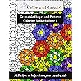 Amazon.com: Color and Create - Geometric Shapes and Patterns Coloring ...