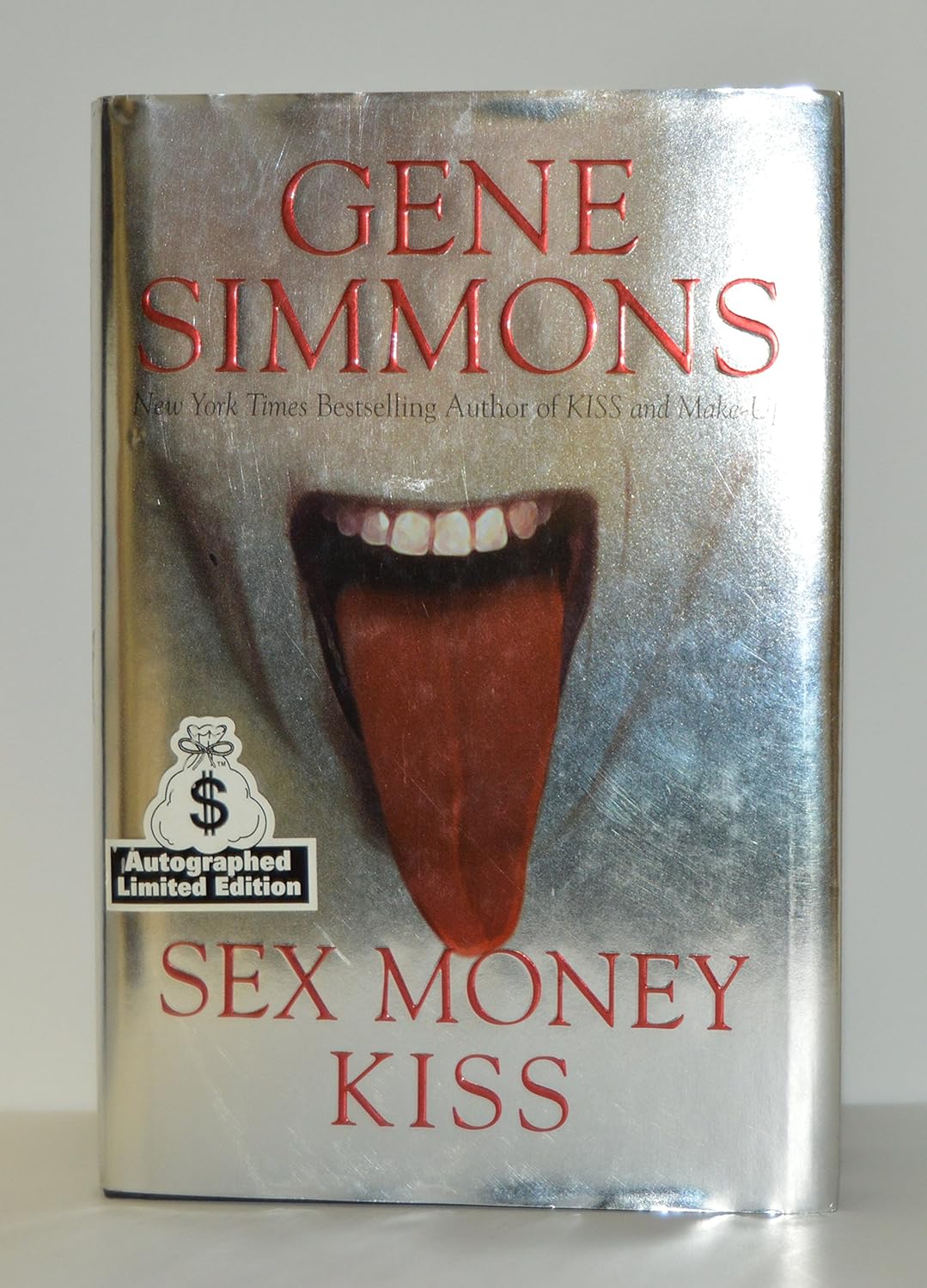 KISS GENE SIMMONS signed "Sex Money Kiss" Hardcover Book FIRST EDITION ...