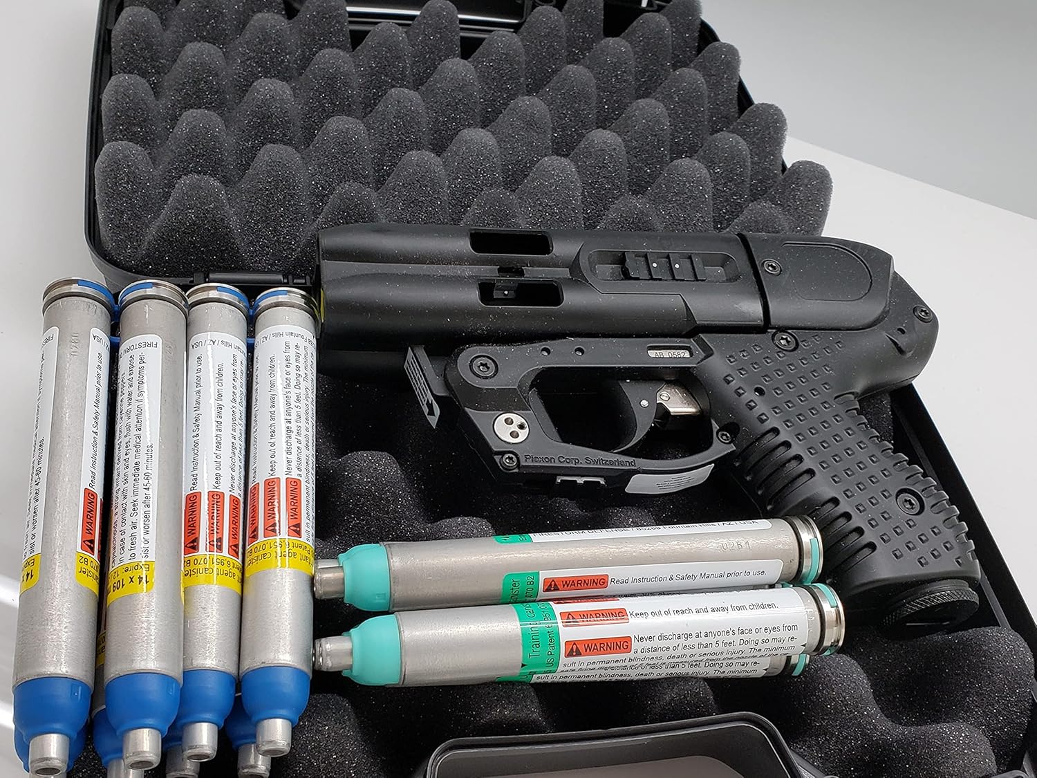 Amazon.com : Piexon JPX4 C2 Black LE with LED Laser - Compact Pepper ...