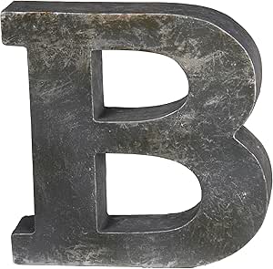 Amazon.com: Privilege International 18630 Metal Letter, Monogrammed B ...
