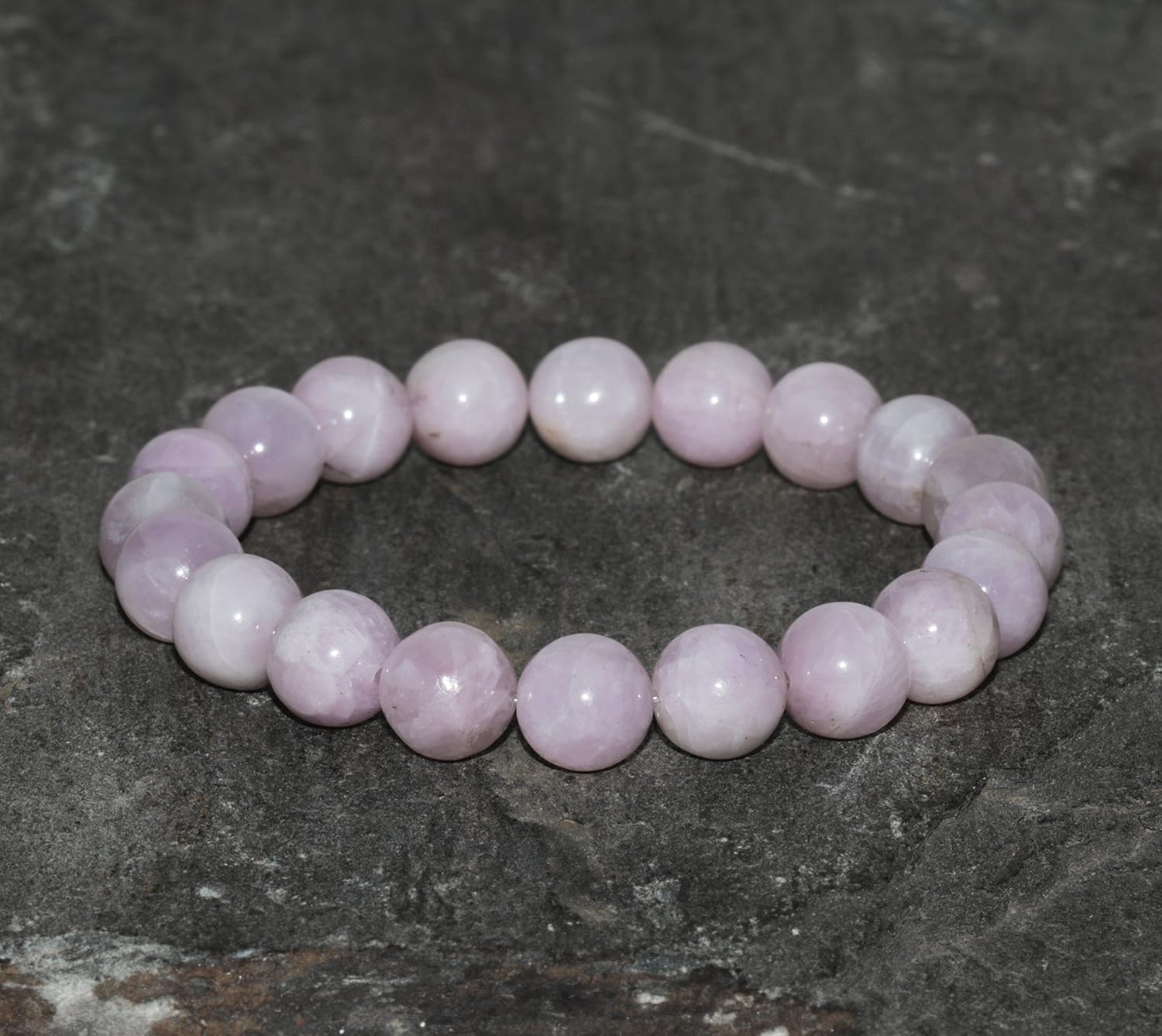 Amazon.com: Kunzite Bracelet Handmade 8mm Natural Kunzite Beaded ...