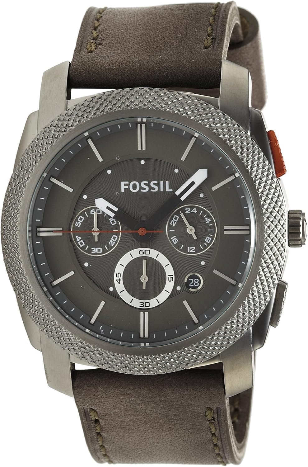 Fossil Herren-Armbanduhr Machine Analog Quarz Leder FS4777: Amazon.de ...
