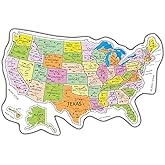 Amazon.com - RV State Travel USA Map Vinyl Sticker - Camper Trailer ...
