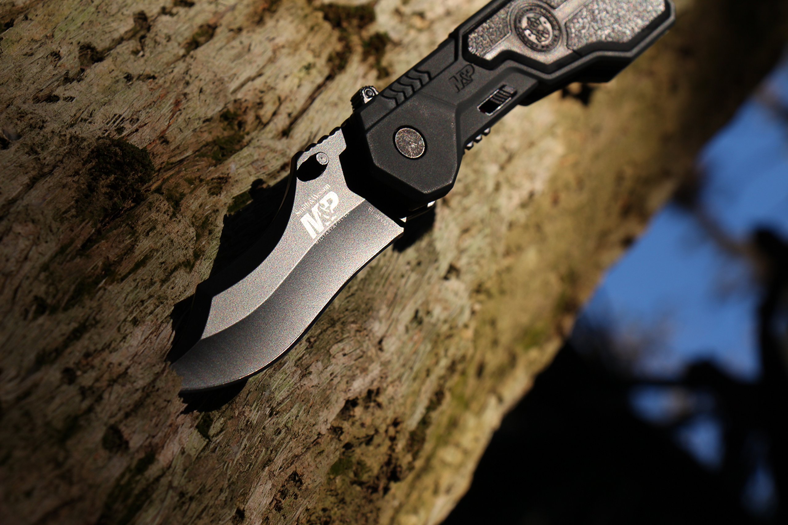 Smith & Wesson M&P SWMP1B 7.1in Stainless Steel Assisted Folding Knife ...