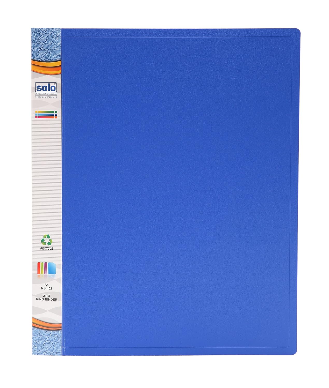 Solo RB- 402 Ring Binder-2-D-Ring A4 - Blue: Amazon.in: Office Products