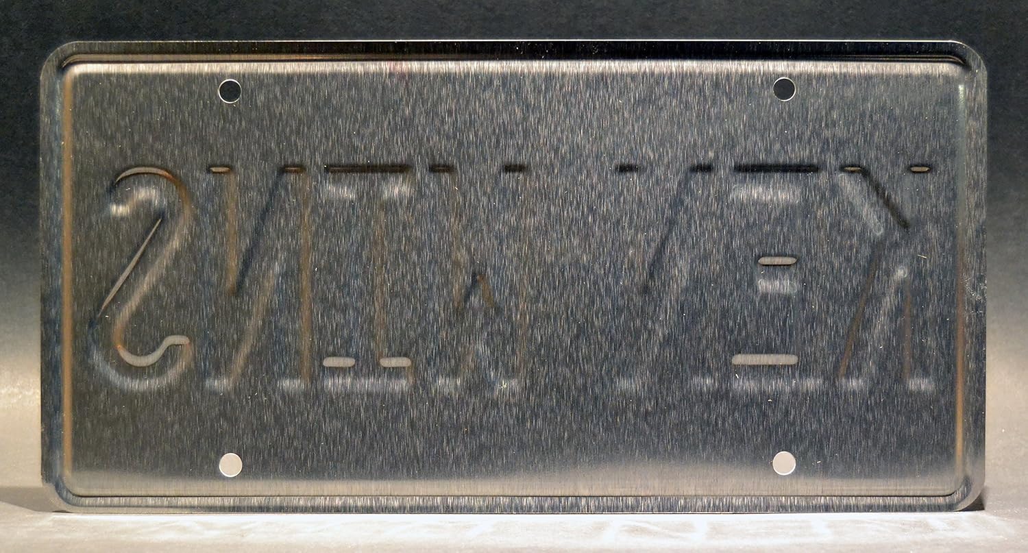 Celebrity Machines Breaking Bad | KEN WINS | Metal Stamped License ...