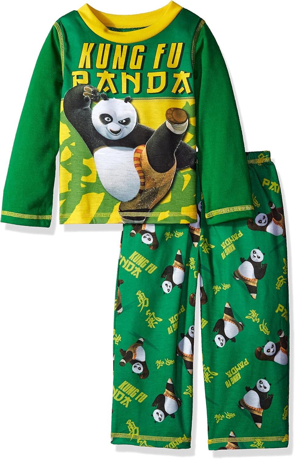 Amazon.com: Kung Fu Panda Little Boys' Toddler 2 Piece Pajama Set ...