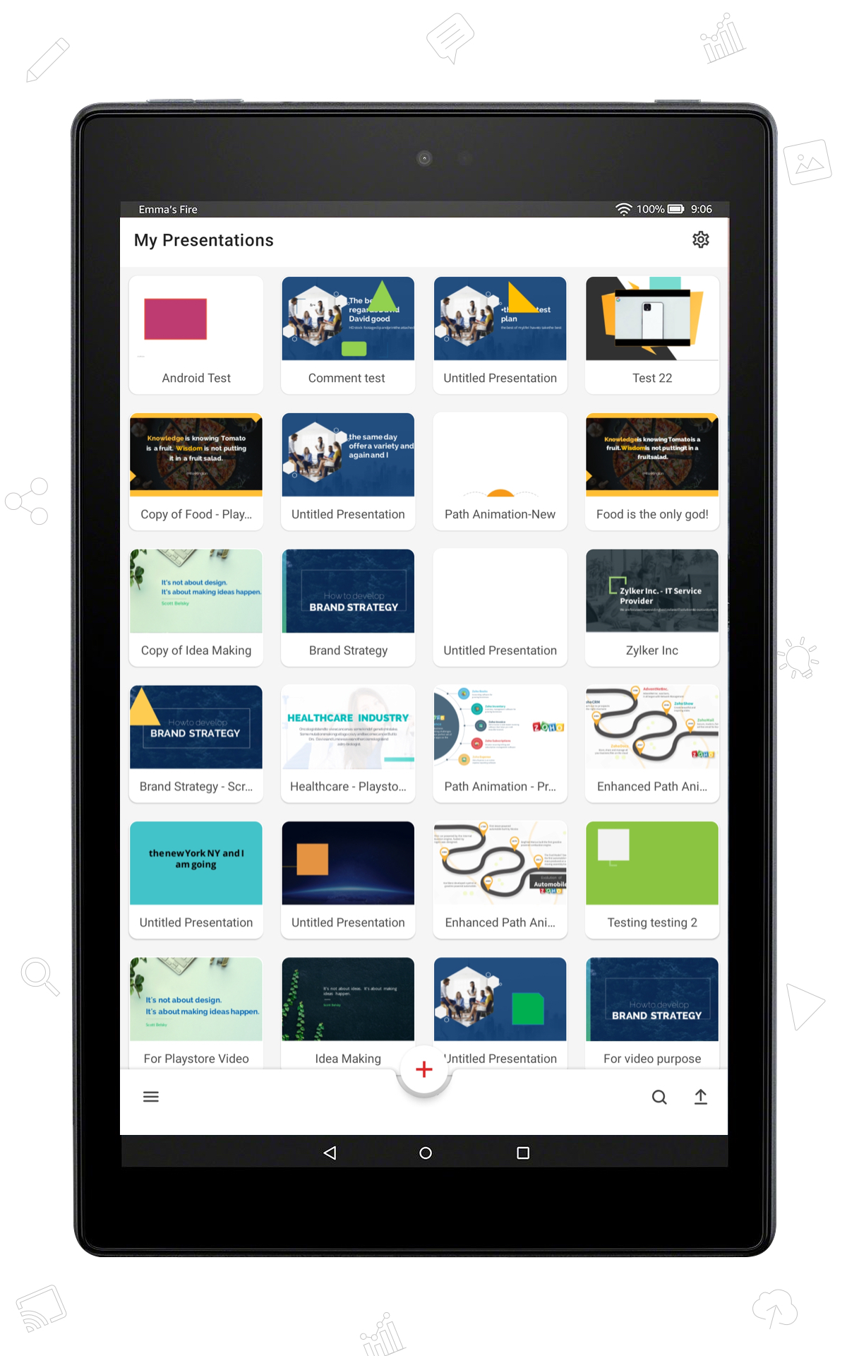 Zoho Show - Presentation creator:Amazon.in:Appstore for Android