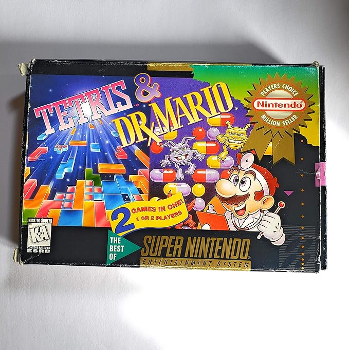 Tetris & Dr. Mario: Super Nintendo Entertainment S: Computer and Video ...