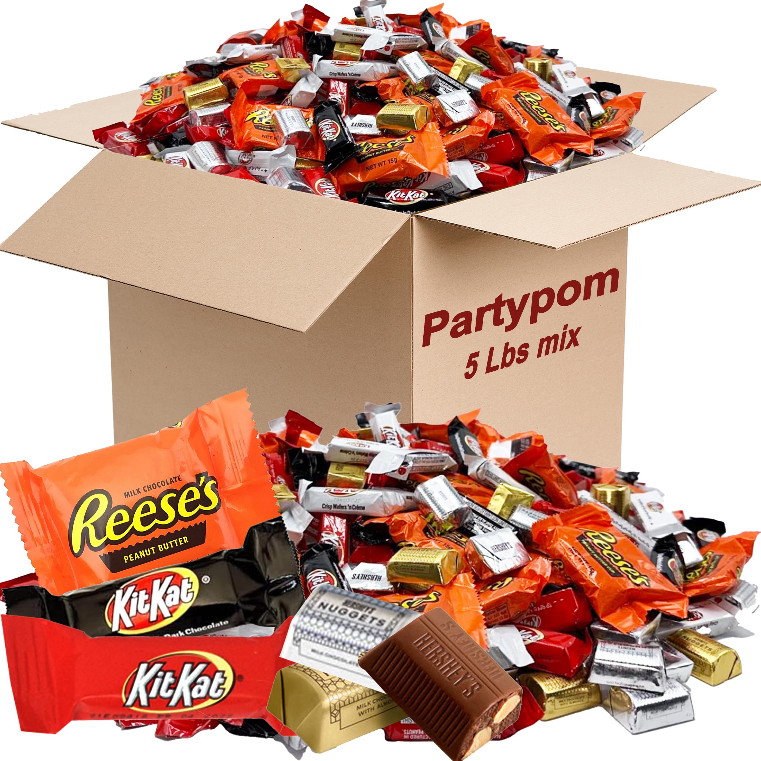 Mua BULK CHOCOLATE CANDY BAR VARIETY MIX, 5 Lbs Assortment of ...