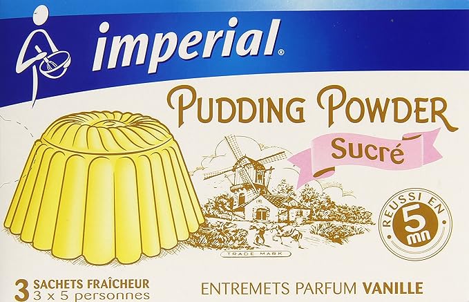 Imperial Préparation pour Pudding à la Vanille 3 Sachets de 30 g - Lot ...