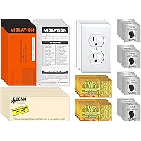 Amazon.com: Prank Gag Practical Joke Set Kit, Fake Parking & Lottery ...