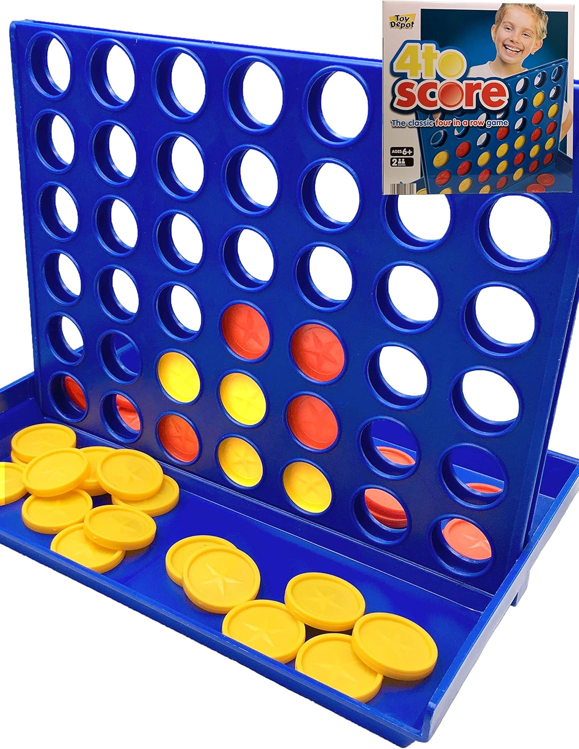 Dedimi 4 to Score Board Connect Game for Kids Classic Original Four in ...