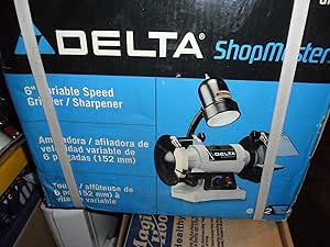 DELTA GR250 Shopmaster 6-Inch Bench Grinder with Lamp - Power Bench ...
