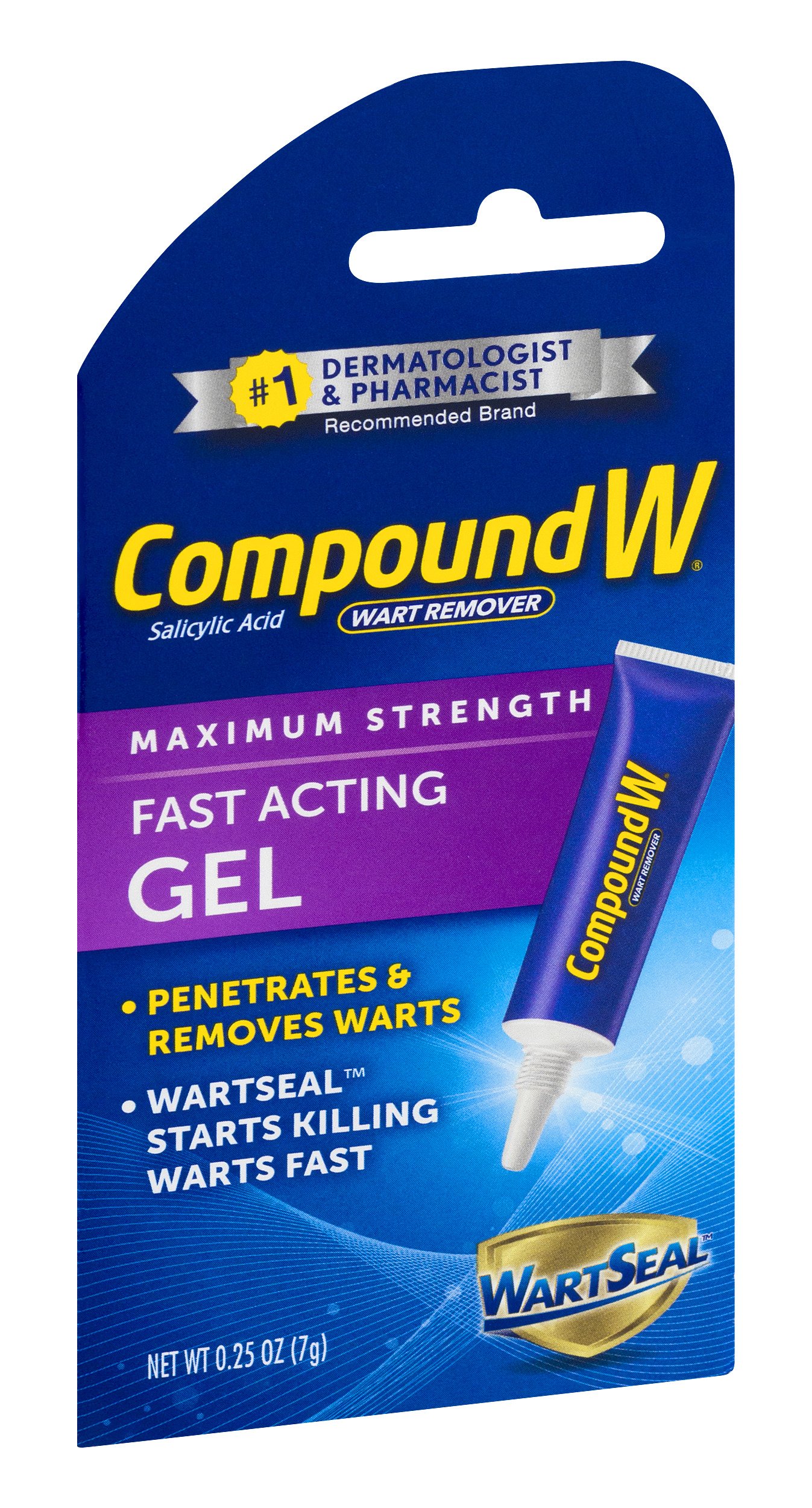 Compound W Salicylic Acid Wart Remover | Maximum Strength Fast Acting ...