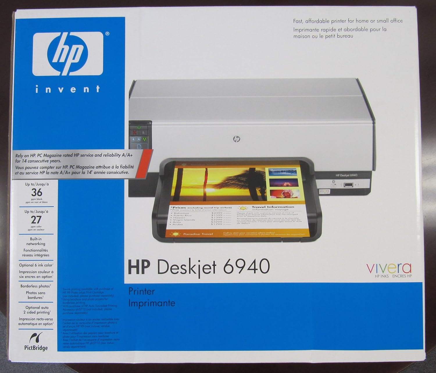 Amazon.com: HP Deskjet 6940 Network-Ready Color Inkjet Printer: Electronics