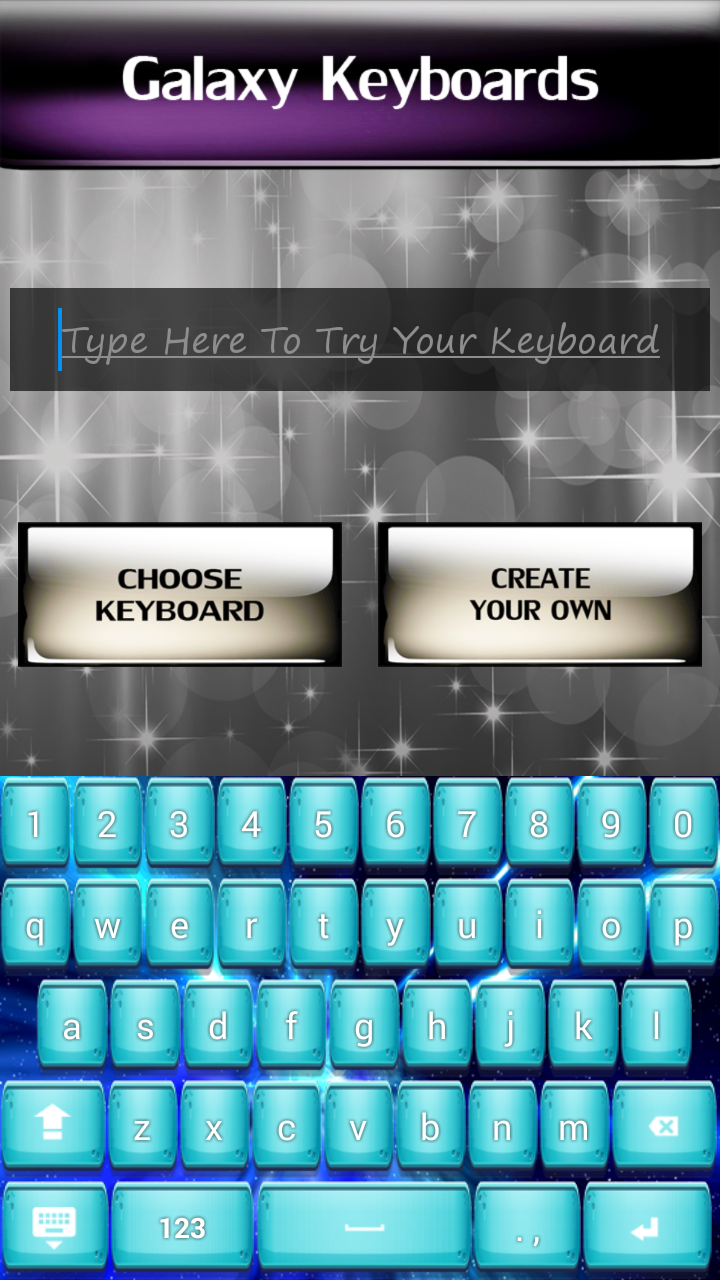 Galaxy Keyboards:Amazon.com:Appstore for Android