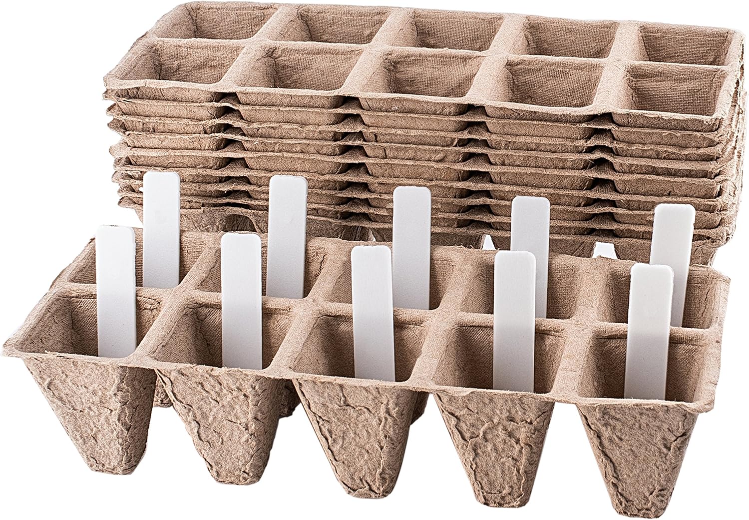 Amazon Seed Starter Tray Kit Pack Of 10 X 10 Cell Peat Pots