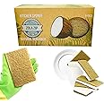 Amazon.com: Natural Kitchen Sponges Compostable Cellulose and Coconut ...